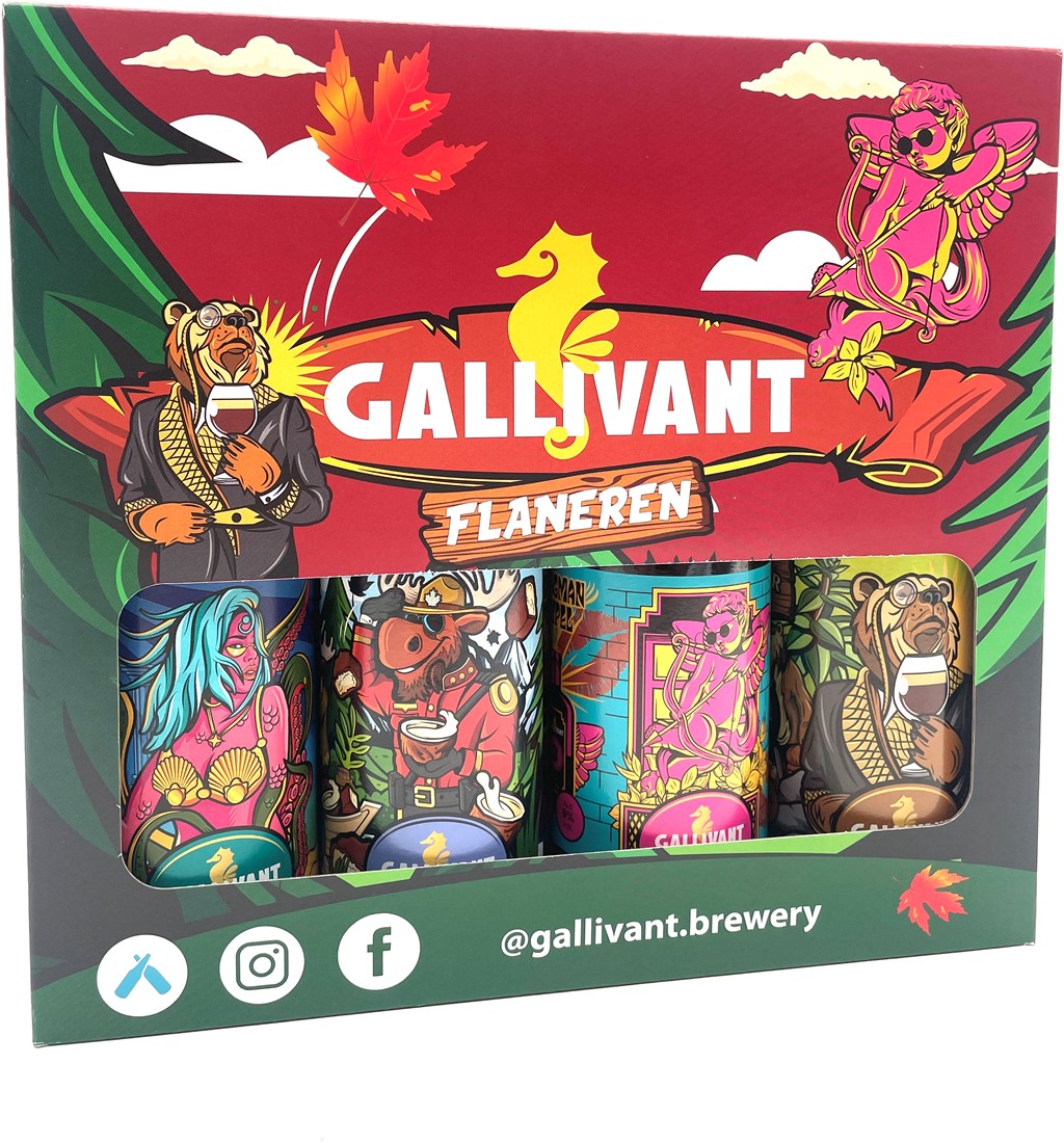 Gallivant Geschenkverpakking 4x33cl Slijterij Berendsen