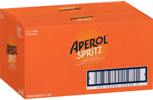 APEROL SPRITZ READY TO SERVE Italian Coolers, 03/06/2024